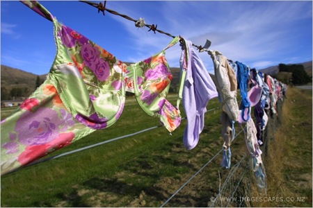 The Cardrona Bra Fence of New Zealand | Amusing Planet